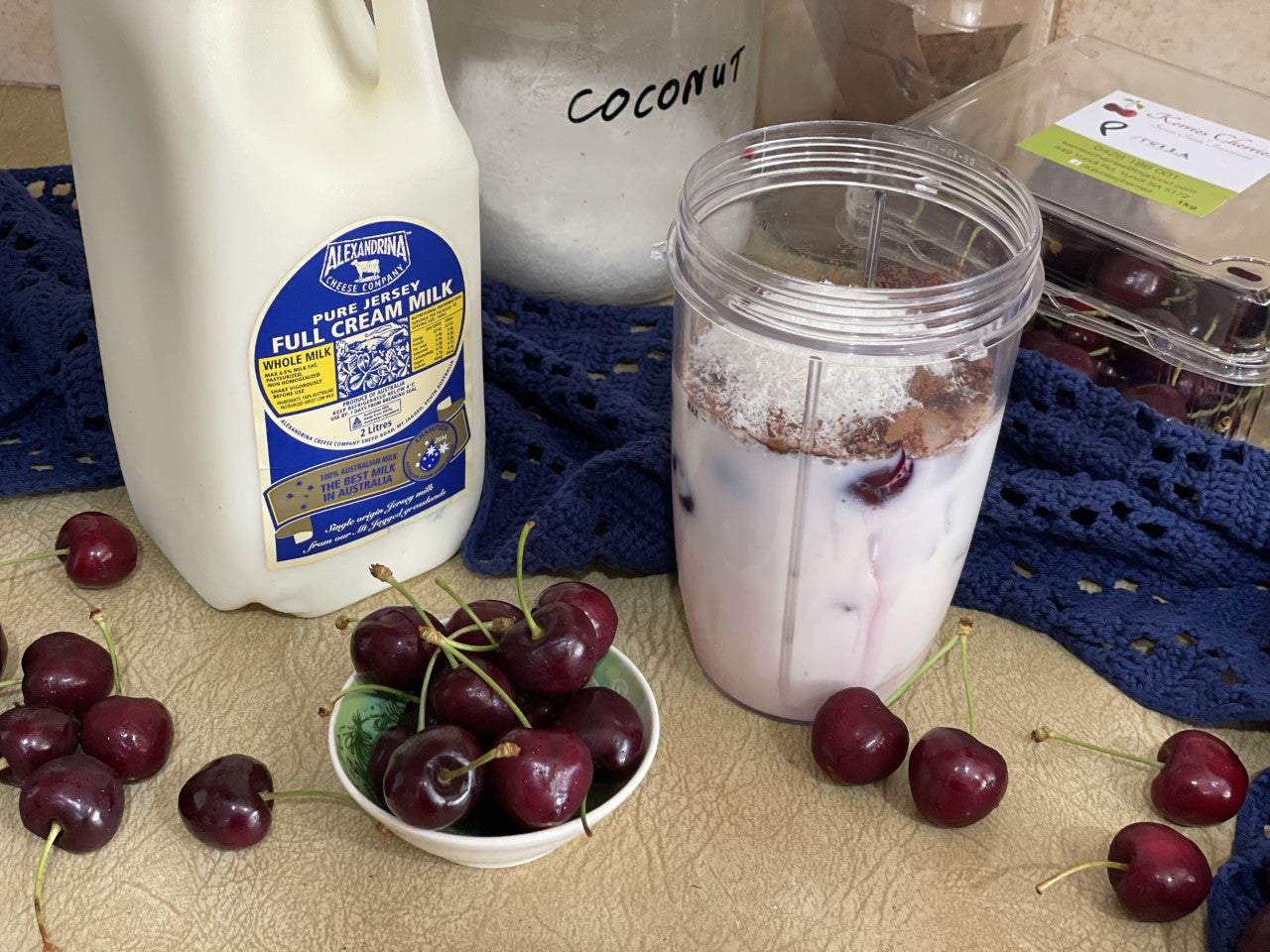 Alexandrina Cherry Ripe Milkshake – Alexandrina Cheese Company