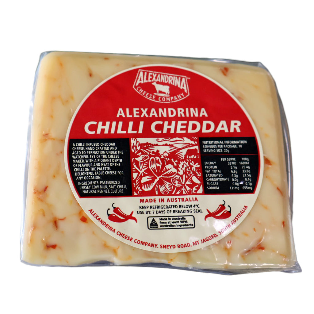 Chilli Cheddar – Alexandrina Cheese Company