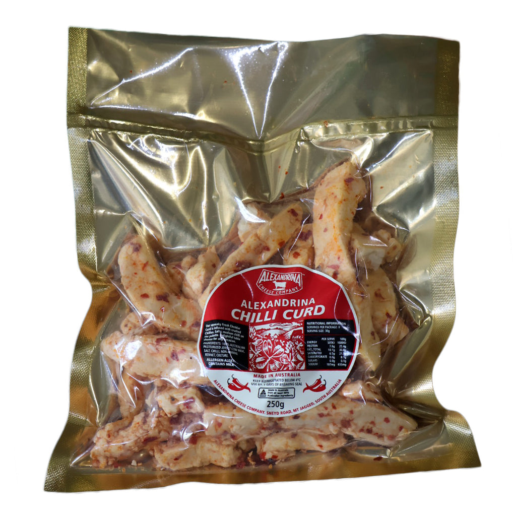 Fresh Cheddar Curd - Chilli – Alexandrina Cheese Company