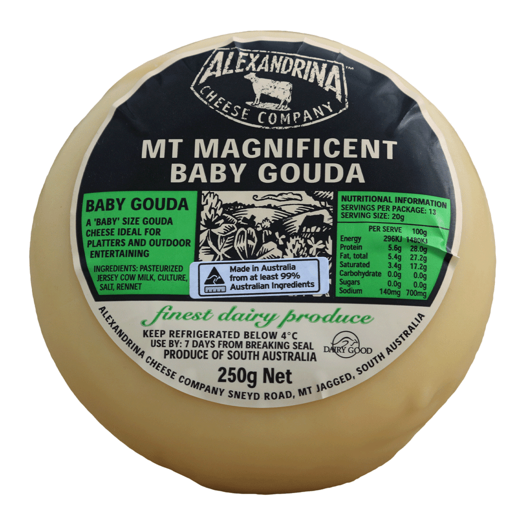 Mt Magnificent Baby Gouda – Alexandrina Cheese Company