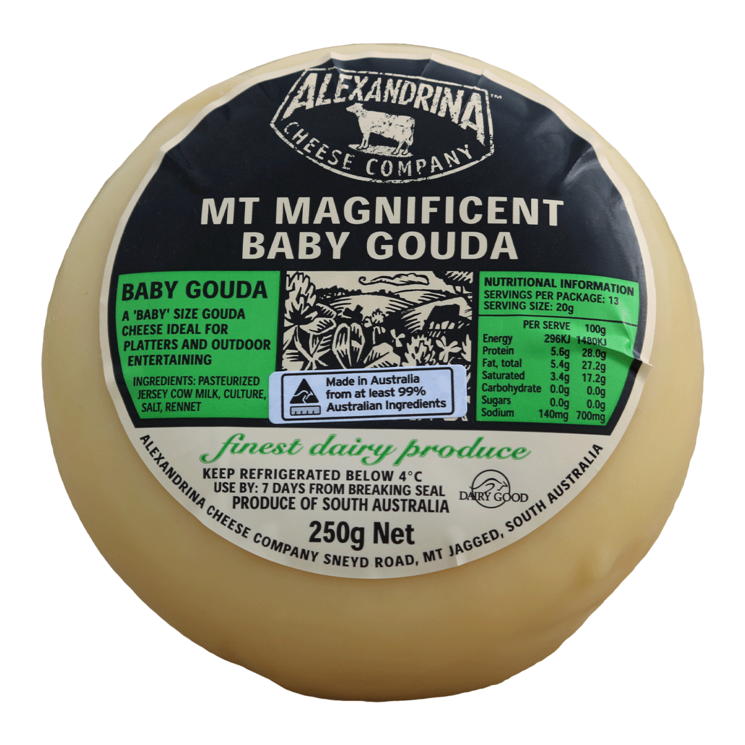 Mt Magnificent Baby Gouda – Alexandrina Cheese Company